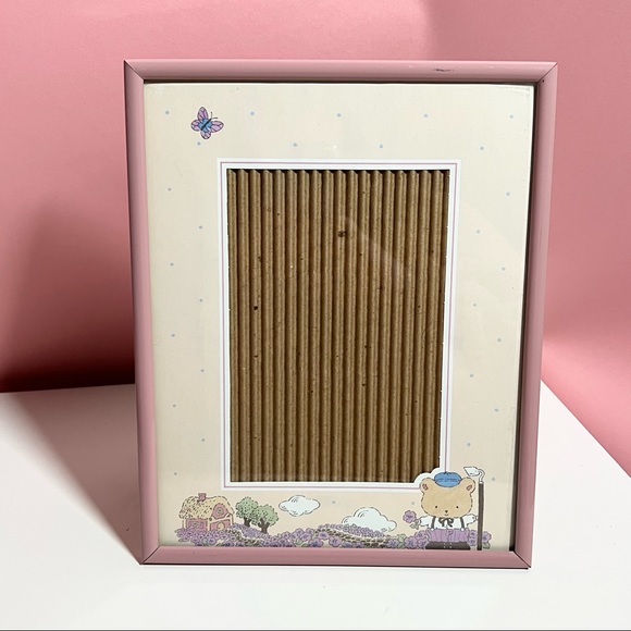 Vintage | Accents | Vintage Pastel Kitsch Bear Picture Frame | Poshmark